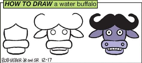 How To Draw Water Buffalo