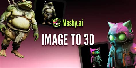 Generate 3D Models from Images - Image to 3D - Meshy