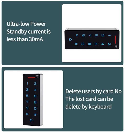 Wifi Tuya Smart App Door Access Control Keypad Standalone Idandic Rfid