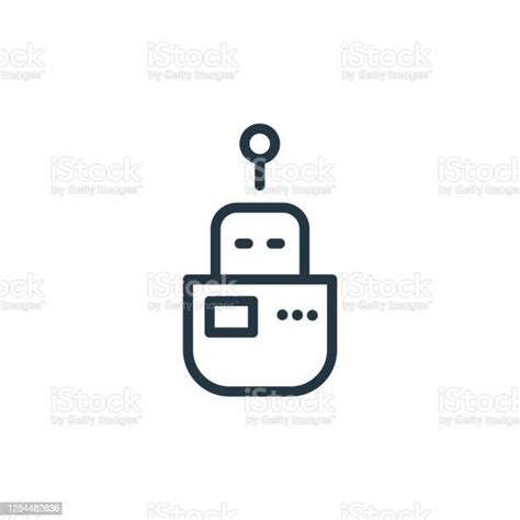 로봇 아이콘입니다 얇은 선형 로봇은 인공 지능 컬렉션에서 흰색 배경에 격리 된 아이콘을 윤곽선 라인 벡터 사인 웹 및 모바일 기호 과학에 대한 스톡 벡터 아트 및 기타