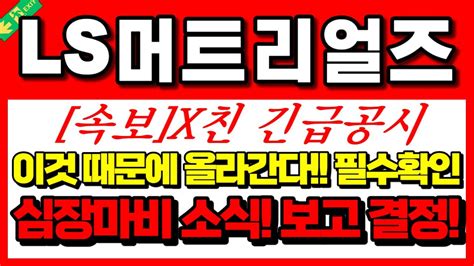 Ls머트리얼즈 이거만 확인하면 신규 Ipo종목 수익 보장 Ls머트리얼즈주가 Ls머트리얼즈주가전망ls머트리얼즈