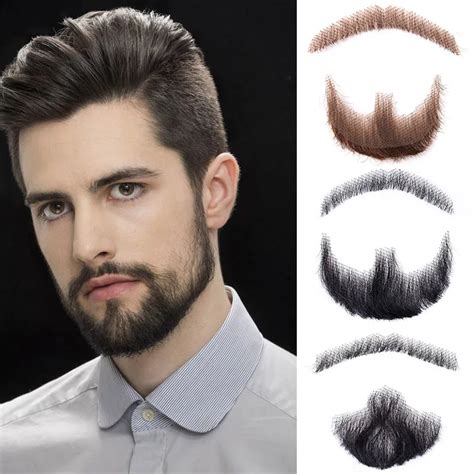 수제 수염 메이크업 가짜 수염 콧수염 일상 생활 비디오 영화 텔레비전 제작 남자 헤어 가발 Aliexpress
