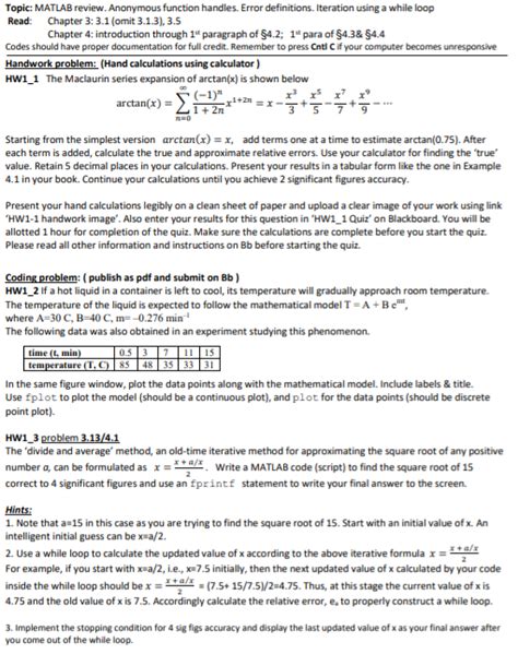 solved topic matlab review anonymous function handles