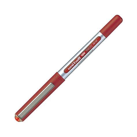 Uni Ball Ub157 Eye Liquid Ink Rollerball Pen 07mm Fine Red Box 12