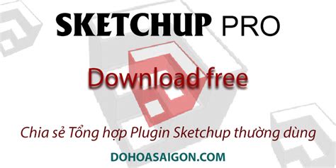 CHIA SẺ MIỄN PHÍ PLUGIN SKETCHUP D Kênh Sinh Viên