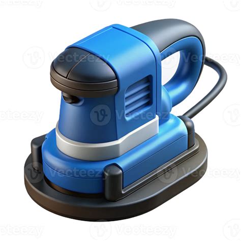 Blue Electric Sander 3d Model 53920300 Png
