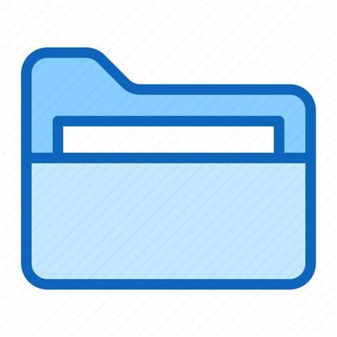 document file folder open icon