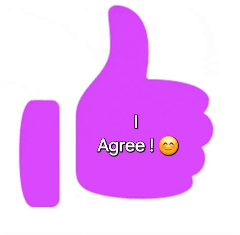 Thumbs Up  I Agree  Thumbs Up  I Agree Response Discover