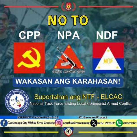 No To Cpp Npa Ndf‼️ Zamboanga City Mobile Force Company No To Cpp Npa Ndf‼️ Zamboanga City Mobile Force Company