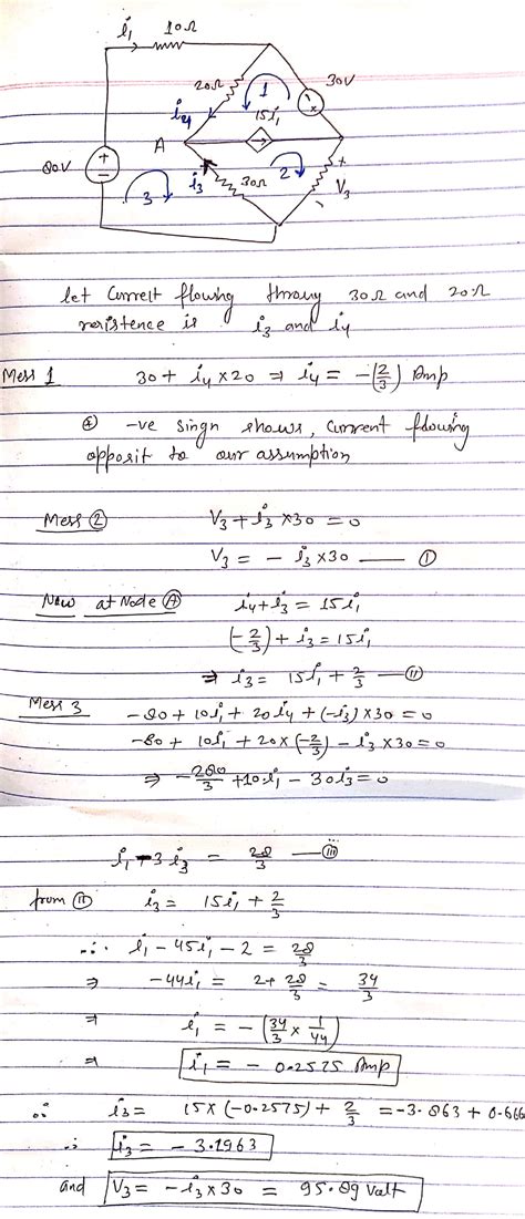 Solved Determine V3 In The Circuit Of Fig 427 Course Hero