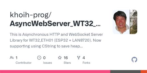 Github Khoih Progasyncwebserverwt32eth01 This Is Asynchronous And Websocket Server