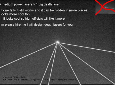 How About We Get Multiple High Powered Lasers Instead Of One Big One