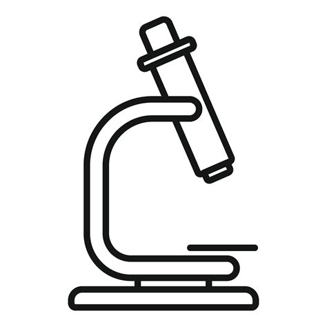 Clinic Microscope Lab Icon Outline Vector Clinic General 40269957