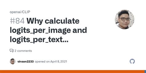 Why Calculate Logitsperimage And Logitspertext Separately · Issue