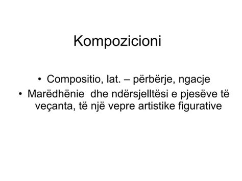 Elementet E Analizës Së Një Pikture Art Figurativ Ppt