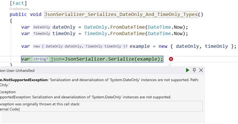 serializing dateonly and timeonly types with system text json