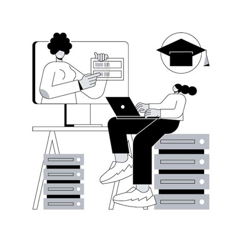 Premium Vector Online Big Data Courses Abstract Concept Vector