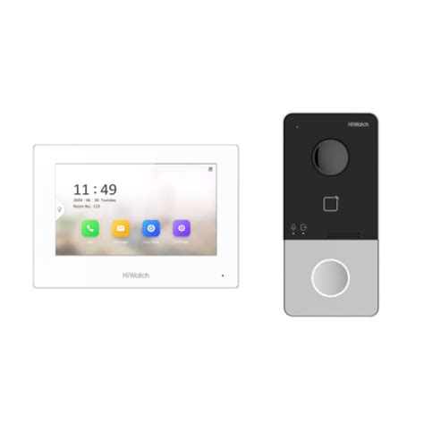 Купить Hiwatch DS-D100IKWF(B) Комплект IP-домофона - ВИДЕОГЛАЗ Москва