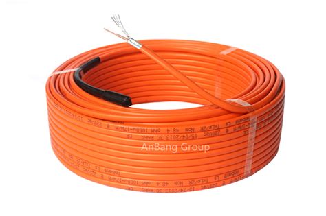 Underfloor Heating Cable Single Conductor 185wm Orange Heating