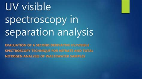 Application Of Uv Visible Spectroscopy In Microbiology Pptx Chemistry Science