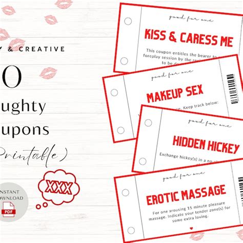 Sexy Coupons Printable Etsy Sexy Coupons Printable Etsy
