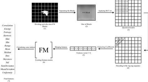 Overall Trend Of The Proposed Feature Extraction By Discrete Cosine