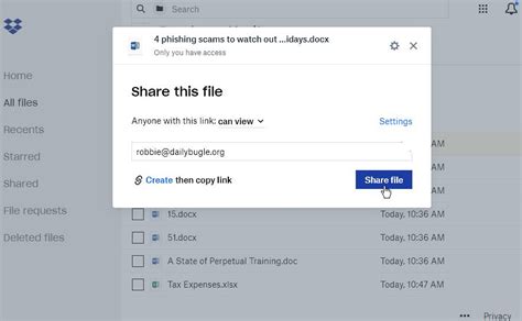 how to use dropbox vault to secure sensitive files
