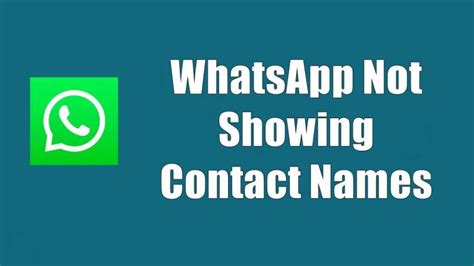 techdator on linkedin 10 ways to fix whatsapp not showing contact names