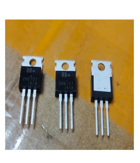 2n6107 Pnp Transistor At ₹ 5 6 Pieces पी एन पी ट्रांजिस्टर In Mumbai Id 2852699409833
