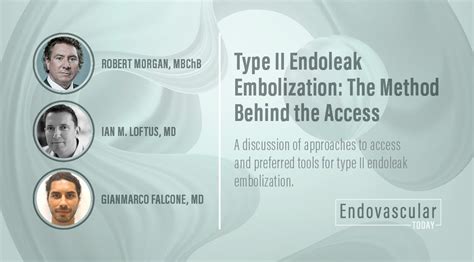 Type Ii Endoleak Embolization The Methods Behind The Access
