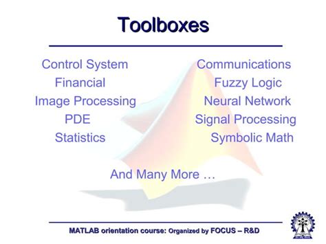 Fundamentals Of Matlab Ppt