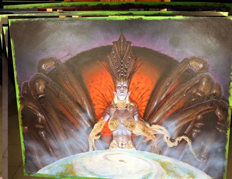 The Art Of Lolth Early Concept Art For Main Lolth Image Concept Art