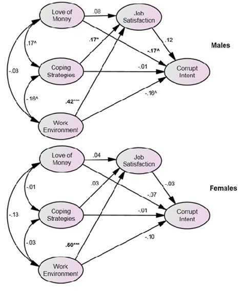 Results Of Our Theoretical Model Males Versus Females Note V Download Scientific