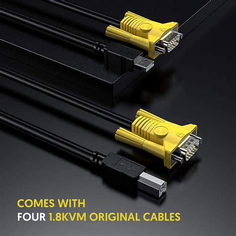 Buy KVM Switch Selector IeGeek Switch Hub 4 In 3 Output Sharing Switcher Box Adapter For Mouse