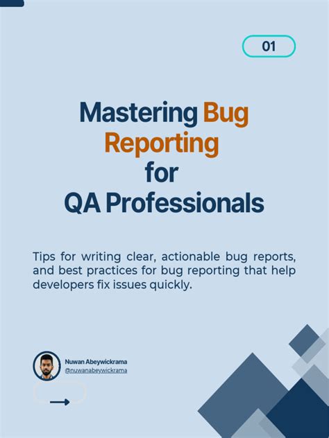 mastering bug reporting for qa professionals pdf software bug