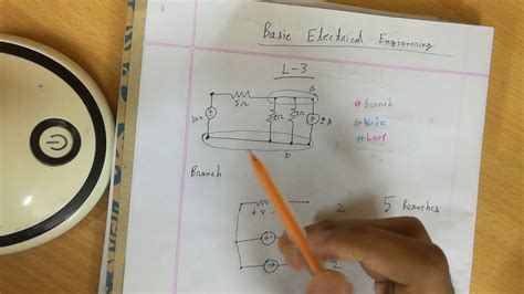 basic electrical engineering part 3 branch node loop youtube