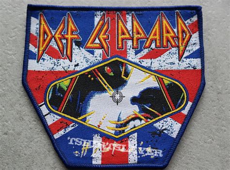 Def Leppard Hysteria Shaped Patch D277 Tshirtslayer Tshirt And