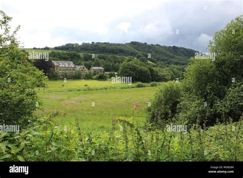 View Of Scout Rock Above Mytholmroyd West Yorkshire England Poet Laureate Ted Hughes Was Born
