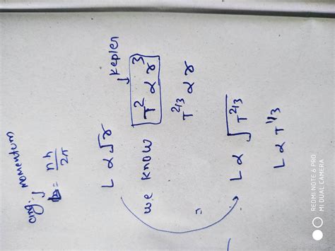 Angular Momentum Of An Electron In A Hydrom Atom Is Proportional To T