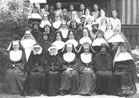 Catholic Nuns At College Summer School 1950s Different Orders Of