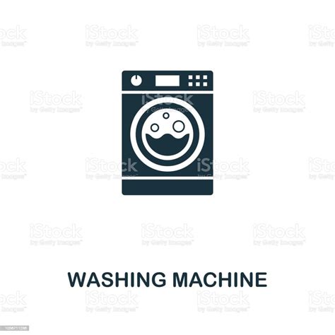 세탁기 아이콘입니다 세대 아이콘 컬렉션에서 프리미엄 스타일 디자인입니다 Ui와 Ux가 픽셀 완벽 한 세탁기 아이콘입니다 웹