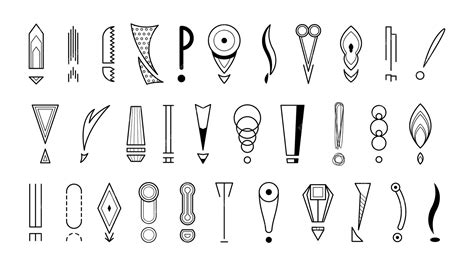 Premium Vector Set Hand Draws Collection Doodle Different Black Exclamation Marks Vector