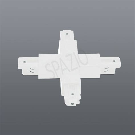 4 Wire Square Track X Joint Spazio Lighting