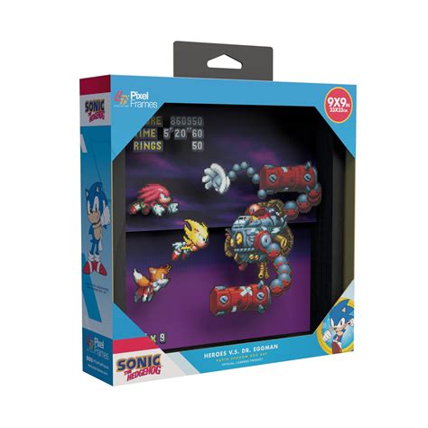 Sonic The Hedgehog Heroes Vs Dr Eggman Shadow Box Art Officially