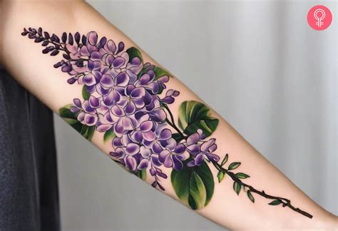 8 Amazing Wisteria Tattoo Designs