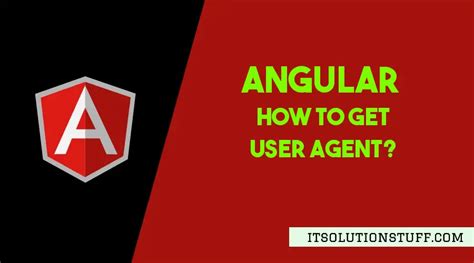 How To Get User Agent In Angular ItSolutionstuff