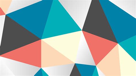 대각선 로우폴리 요소와 파스텔 컬러의 현대 추상적 배경 0명에 대한 스톡 벡터 아트 및 기타 이미지 0명 3차원 형태 공란 Istock