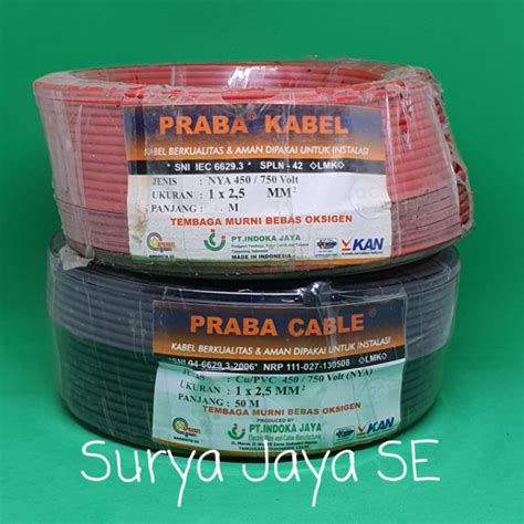 Jual Kabel Listrik Nya 1x25 Kabel Engkel Nya 1x25 Nya 25 Tembaga