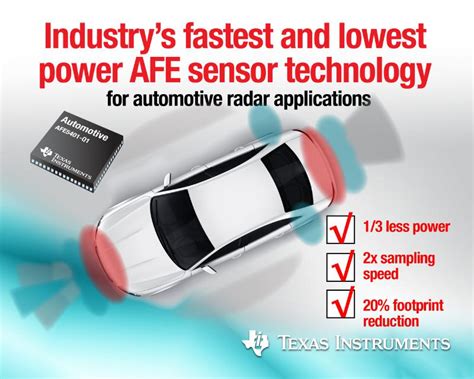 Sensor System AFE Improves Road Hazards Detection