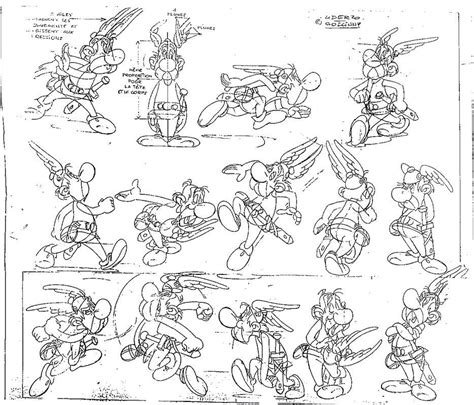 Tales From Weirdland Asterix And Obelix Model Sheets